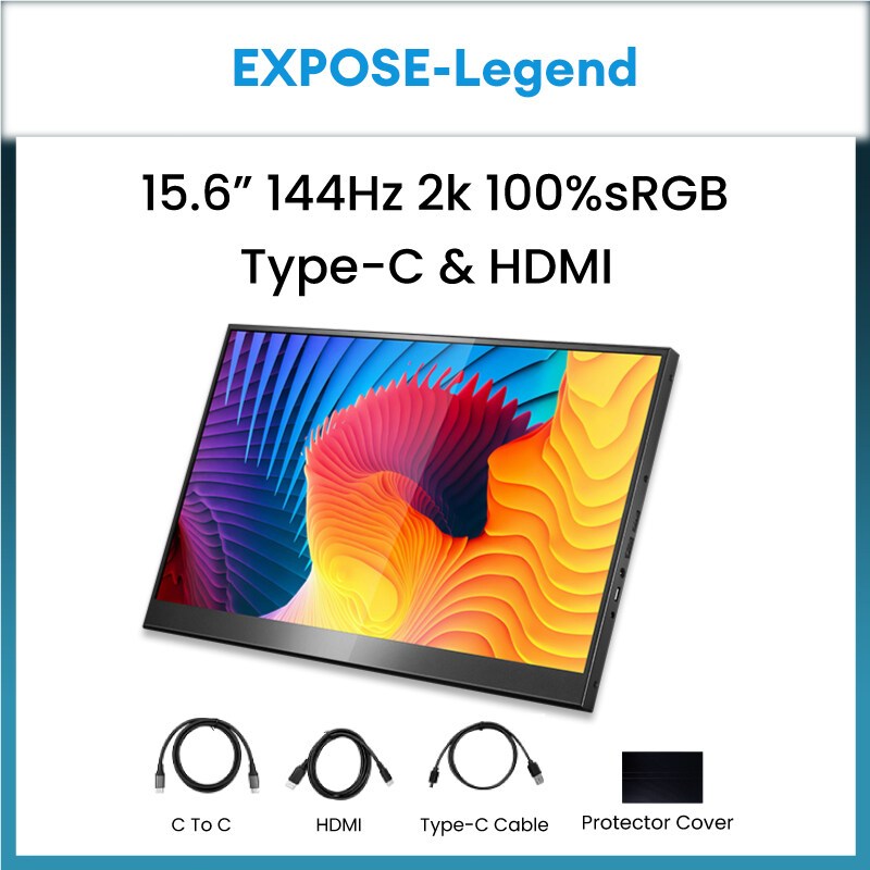 EXPOSE Portable 1080P FHD 60HZ LED Game Monitor 14 Inch | Shopee Malaysia