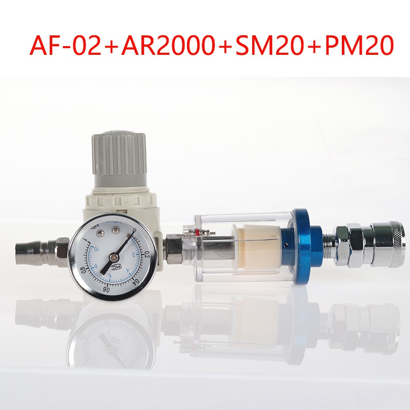 Spray Gun Air Line Filter Oil Water Trap Moisture Separator with ...