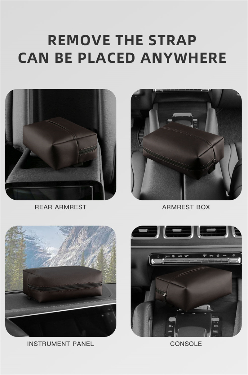 Car Tissue Holder Suitable For Standard Tissue Car Seat Tissue Box Car ...