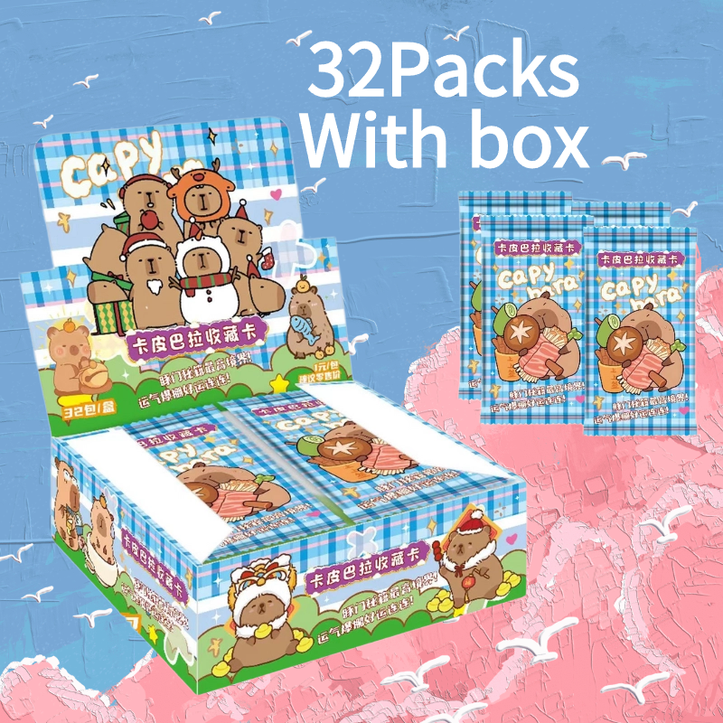 160 Capybara Flash Cards Cute Capybara Trading Collection Cards ...