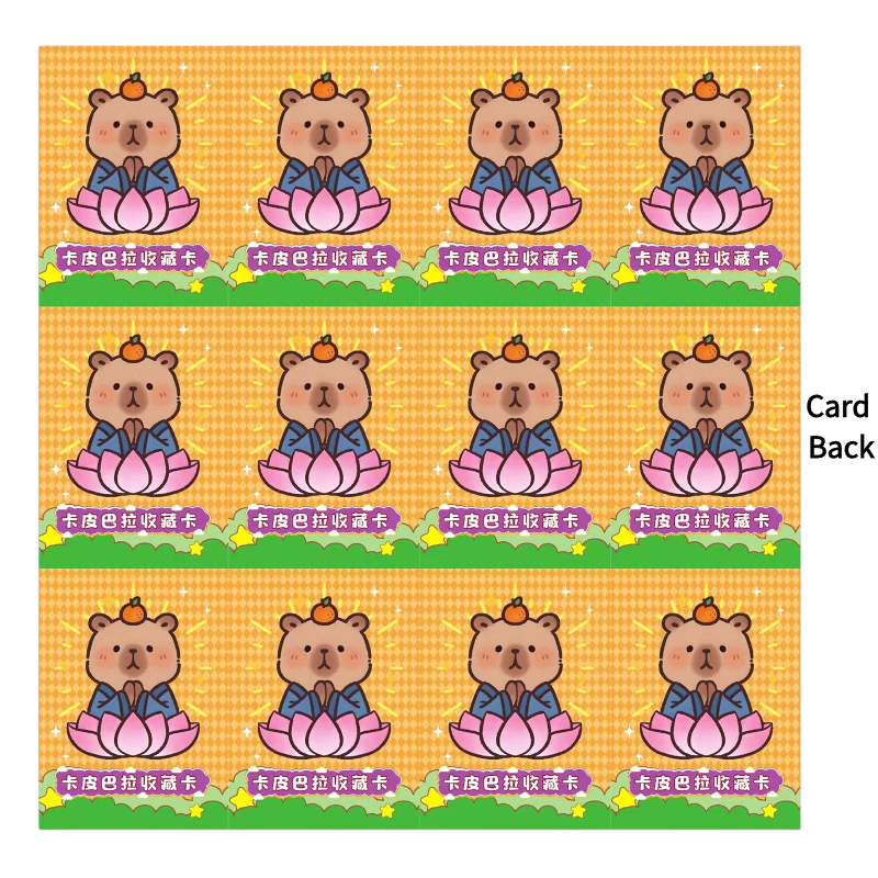 160 Capybara Flash Cards Cute Capybara Trading Collection Cards ...
