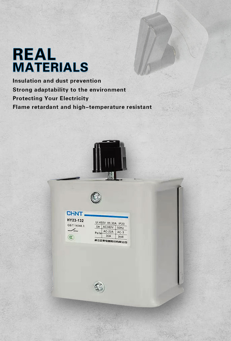 CHINT mixer three-phase 380V single-phase 220V motor forward and reverse HY2-8 8A/HY2-12 12A/HY2 ...