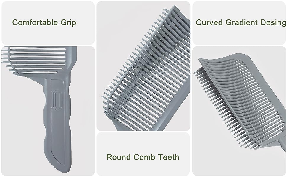 2 Pcs Barber Fade Combs, barber accessories，Professional Hair Cutting ...