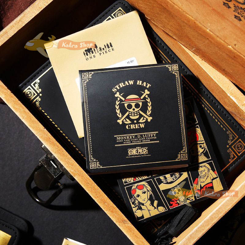 80pages One Piece Sticky Notes Luffy Nami Zoro Memo Pad Pocket Diary ...