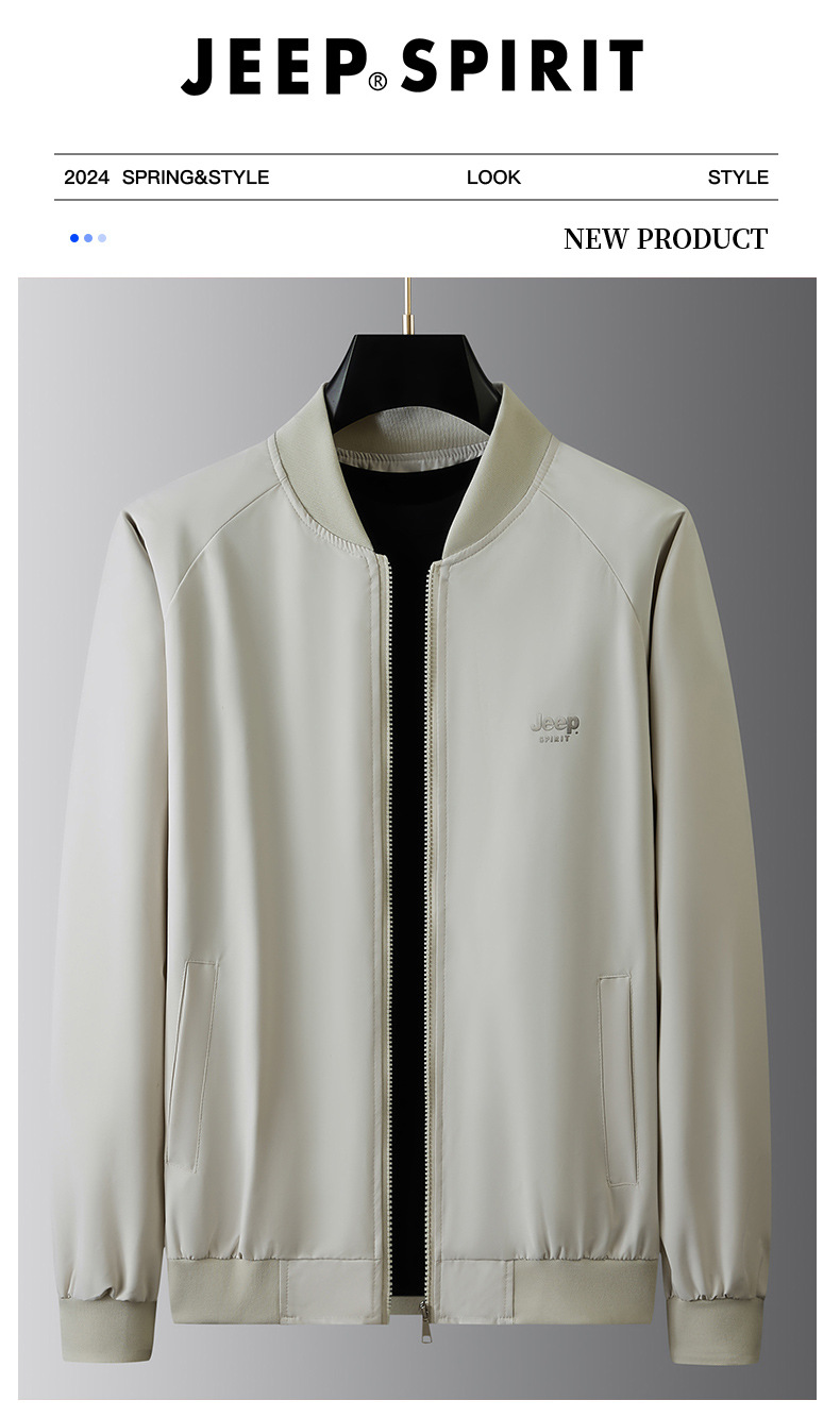 JEEP SPIRIT 1941 ESTD Men And Women Fashionable Versatile Jacket ...