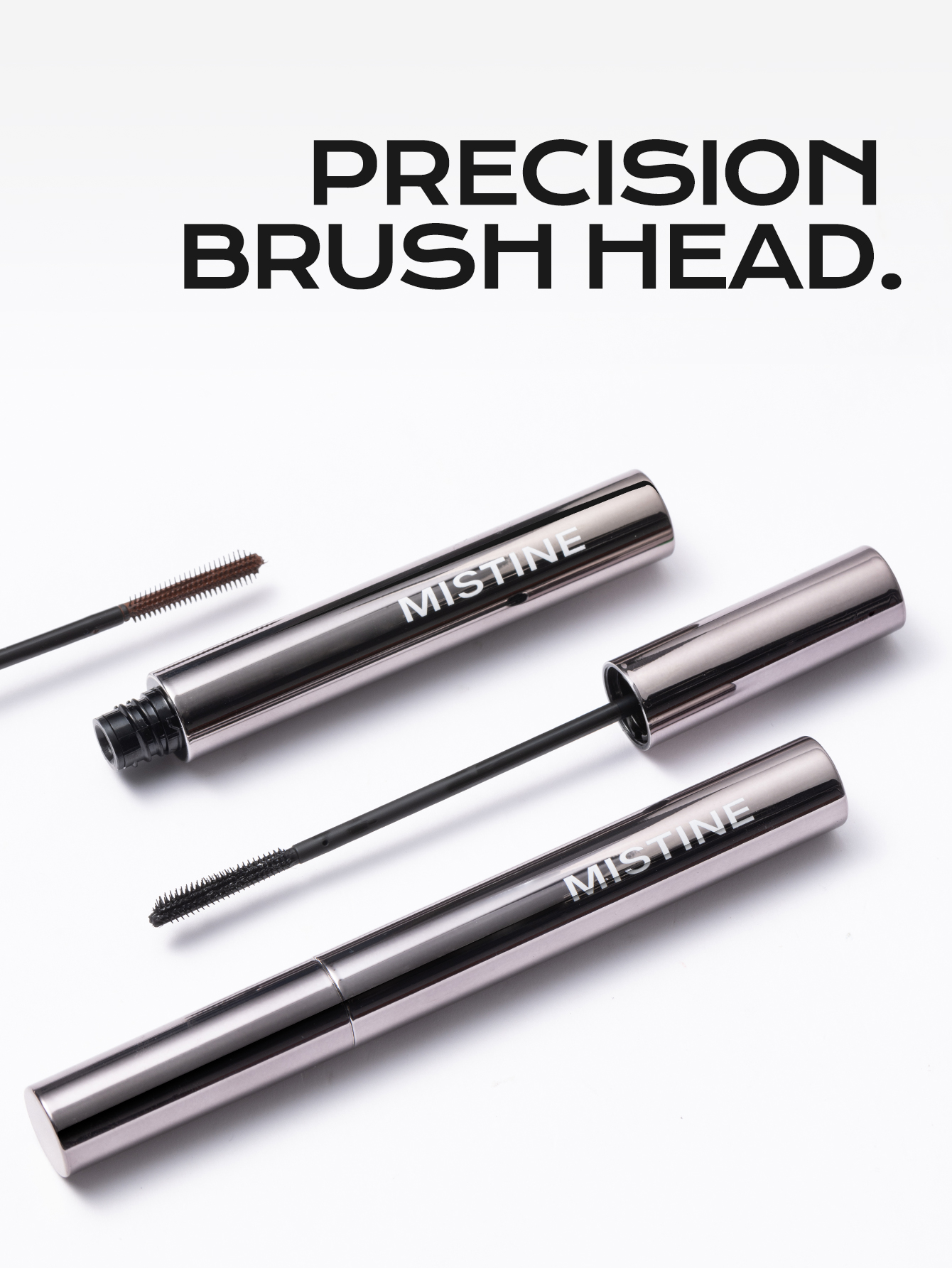 MISTINE Iron Strong Mascara Waterproof and Smudge Proof Stainless Steel ...