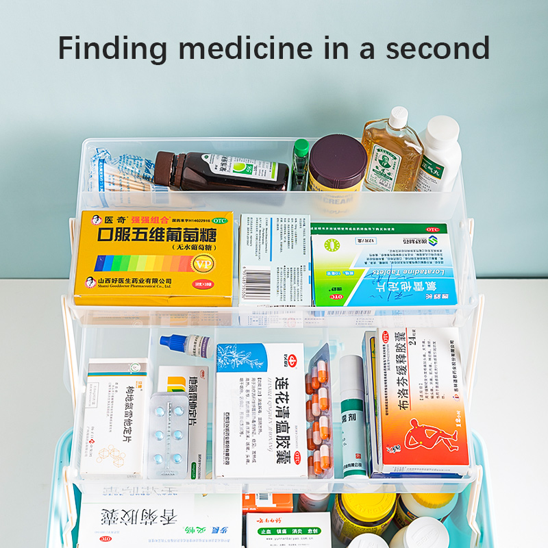 GIANXI Multi-layer Medicine Portable Household Hairpin Organizer Kit ...