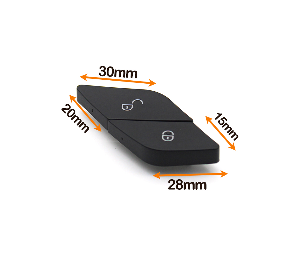 Car Interior Central Door Lock Unlock Switch Button Cover For Mercedes ...