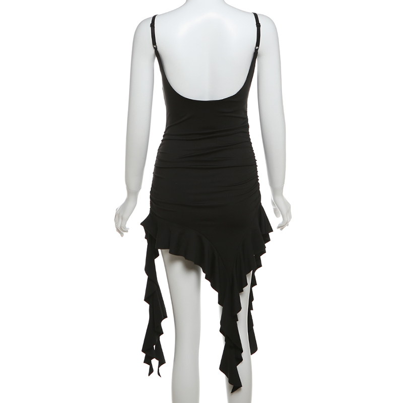 Klalien 2024 Versatile Everyday Lazy Ruffle Edge Irregular Flowing ...