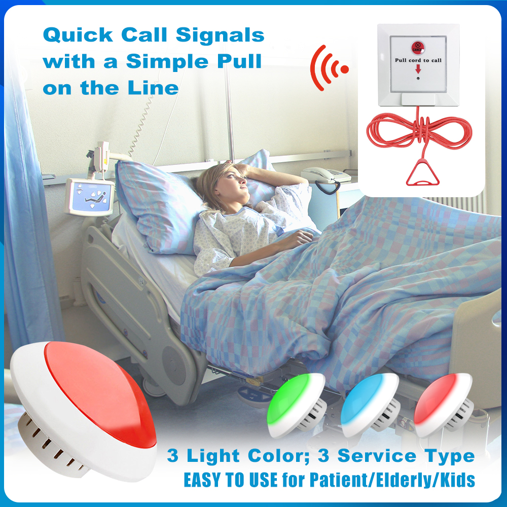 Disabled Person Toilet Alarm Bathroom Notice Kit SOS Button Emergency ...