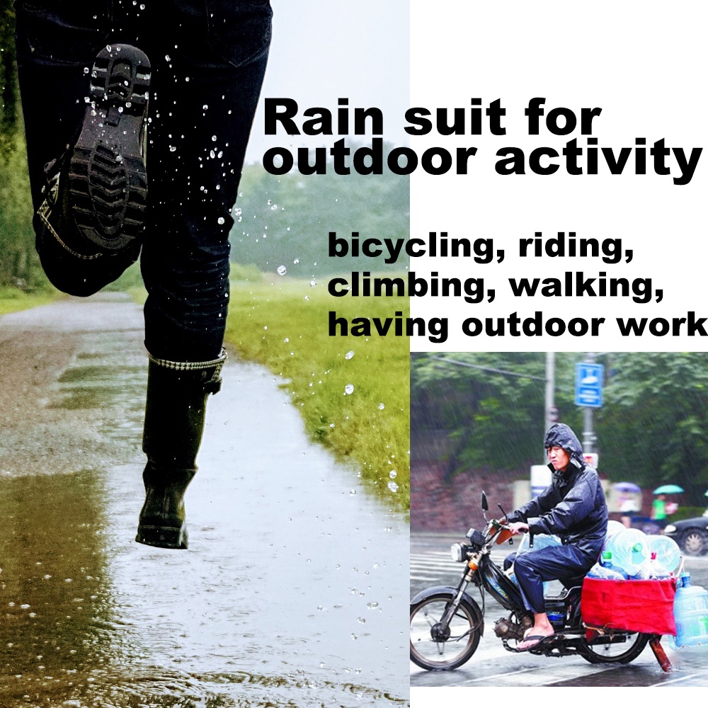 Motorcycle Rain Coat Waterproof Baju Hujan Murah Reflective Raincoat ...