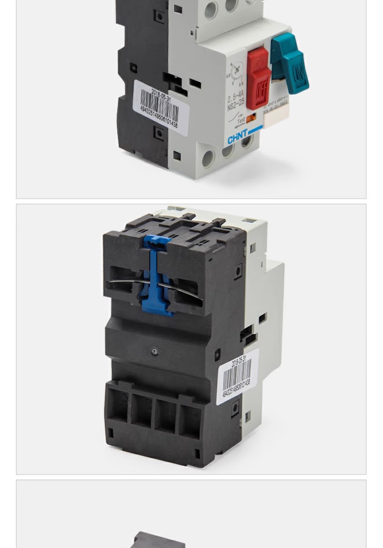 CHINT CHNT motor starter NS2-25 NS2-25X NS2-25/AE11 1.6-2.5A Motor ...