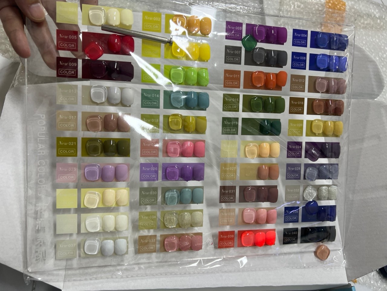 TQ 15ml 40 color Gradient Color Gel Nail Polish Set Nail Kit for Salon ...