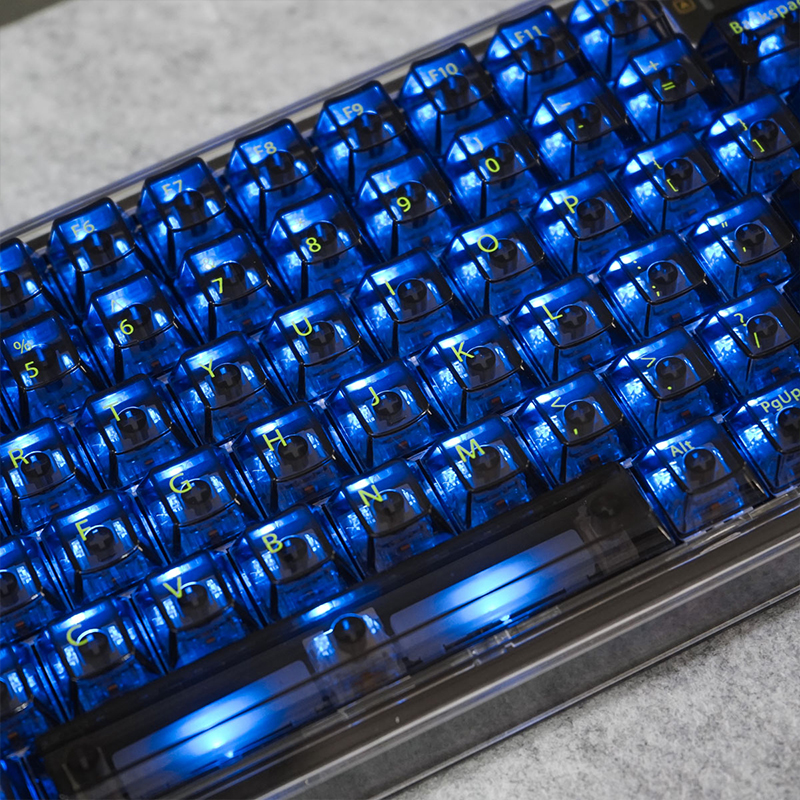 Emerald Green Transparent Keycaps 157Key/Set PC Material Keycap Cherry ...