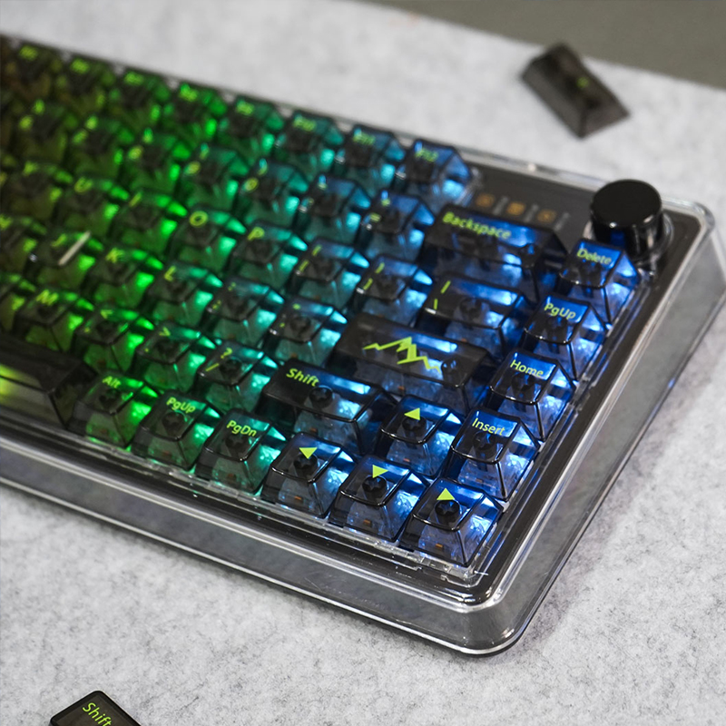 Emerald Green Transparent Keycaps 157Key/Set PC Material Keycap Cherry ...