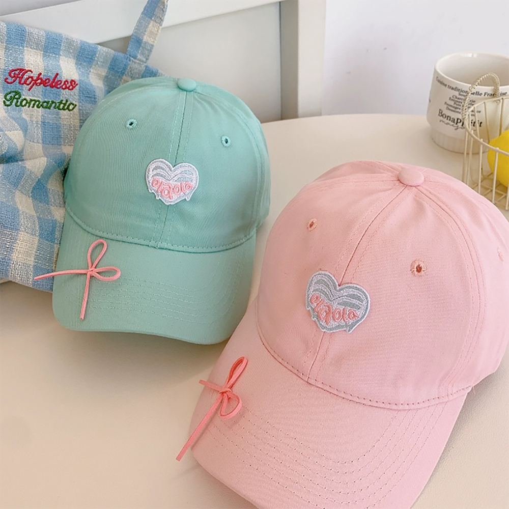 Candy Colored Spring/Summer New Baseball Cap For Girls Cute Love ...
