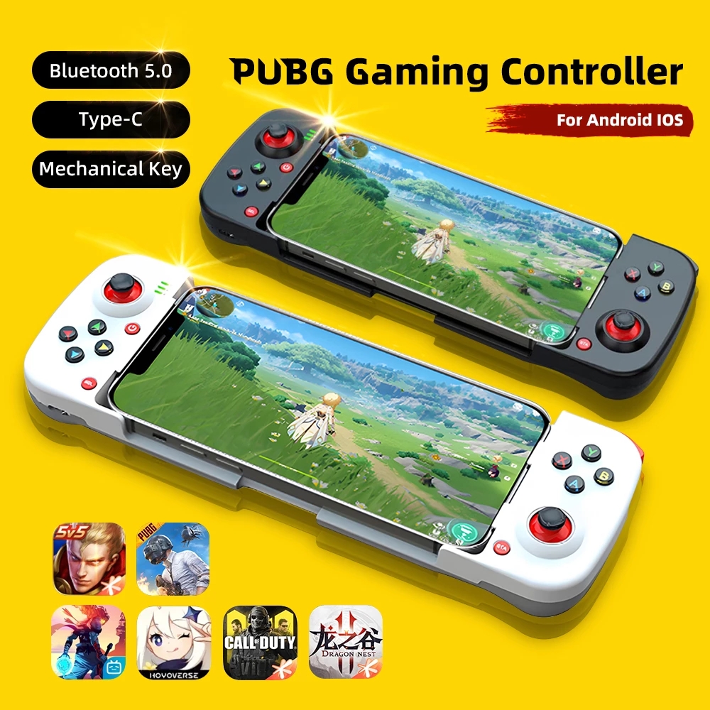 Cell Phone Gamepad For iPhone Android IOS Sony PS4 Switch PC Control ...