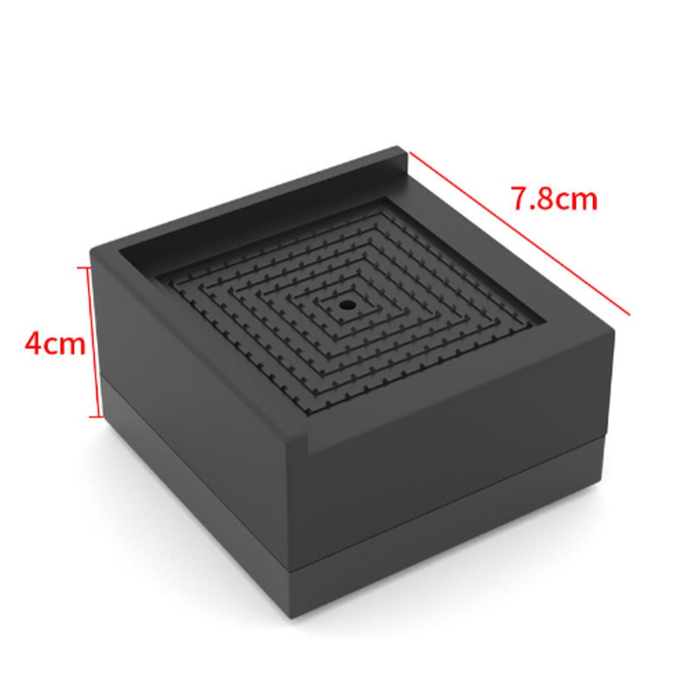 4Pcs Riser Fridge Supports Risers Square Bed Lifters Chair Feet Pad ...