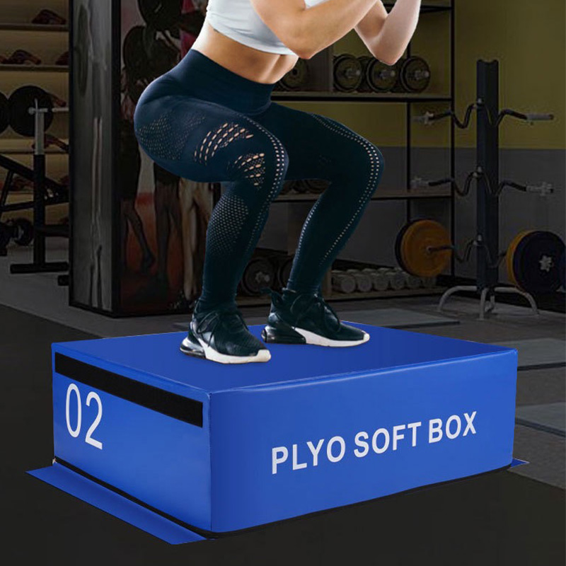 Plyo Soft Box Stackable for Adults for Box Jumping Practice Plyometrics ...