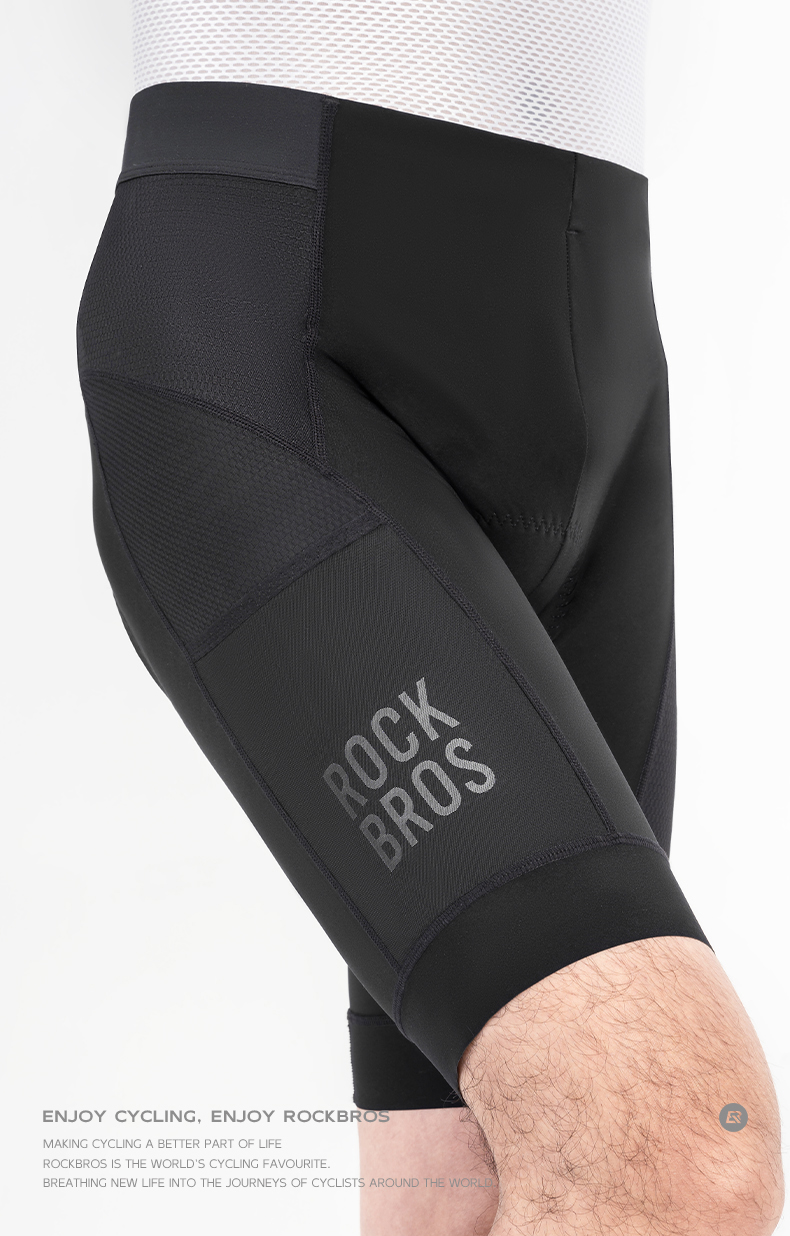 ROCKBROS Men Cycling Shorts Comfortable Breathable Bicycle Riding Pants ...