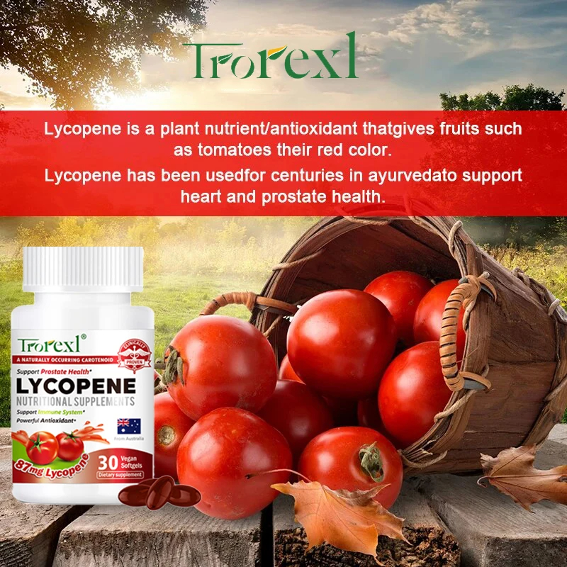 (Original) Halal Trorexl 30 capsules/bottle Lycopene capsules, prostate ...