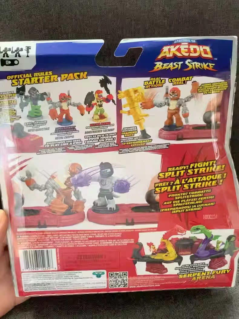 Akedo Beast Claw Strike Starter Pack 3 Mini Battling Warriors with Exclusive Controller | Shopee ...