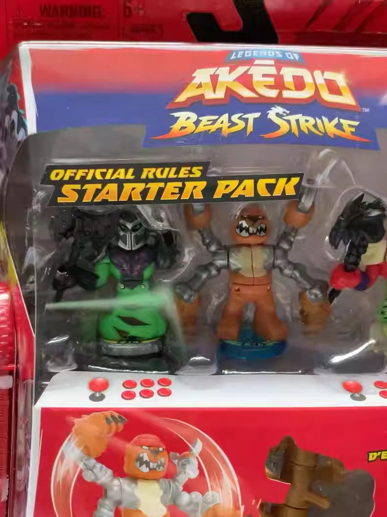 Akedo Beast Claw Strike Starter Pack 3 Mini Battling Warriors with Exclusive Controller | Shopee ...