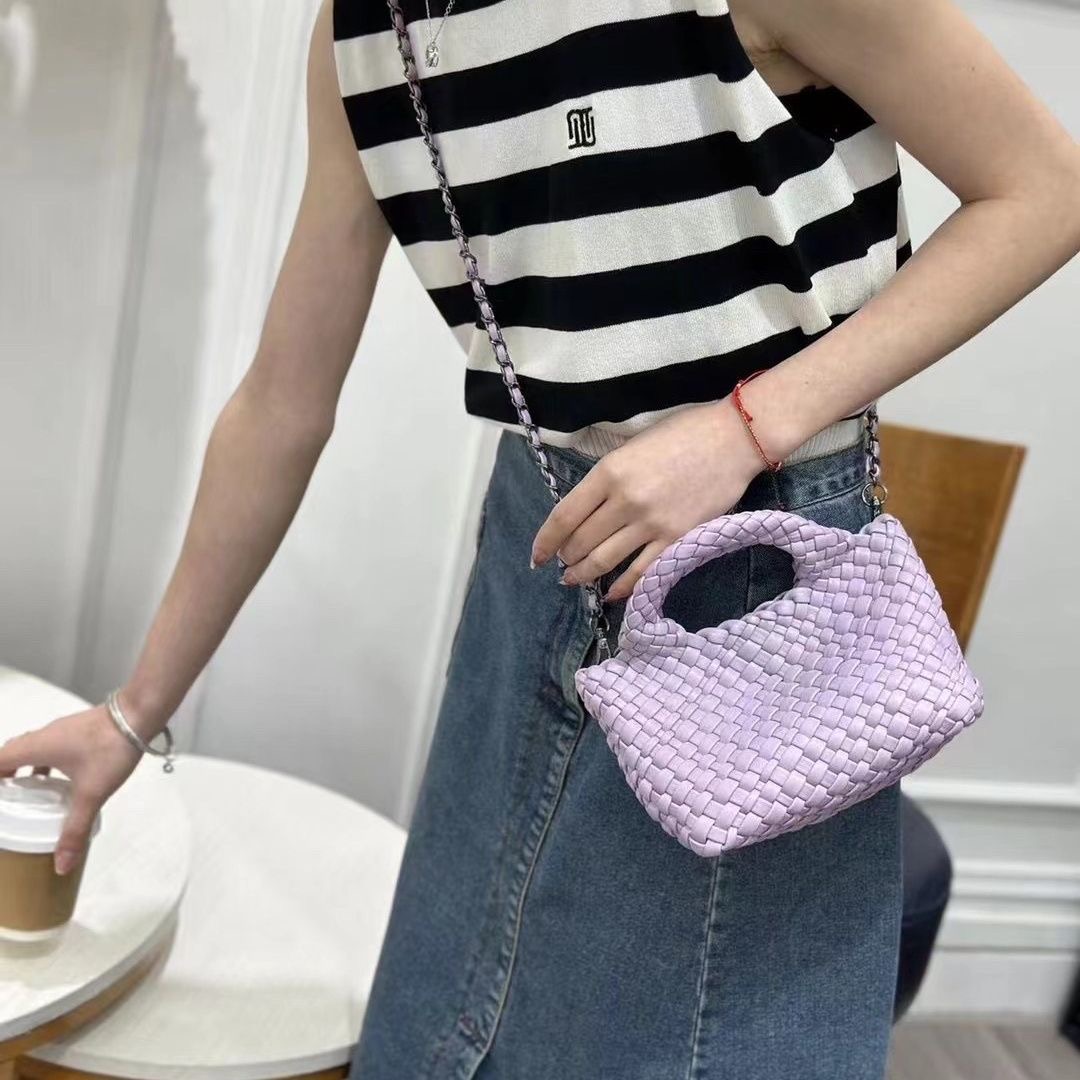 new French niche woven mini portable chain versatile fashionable women ...
