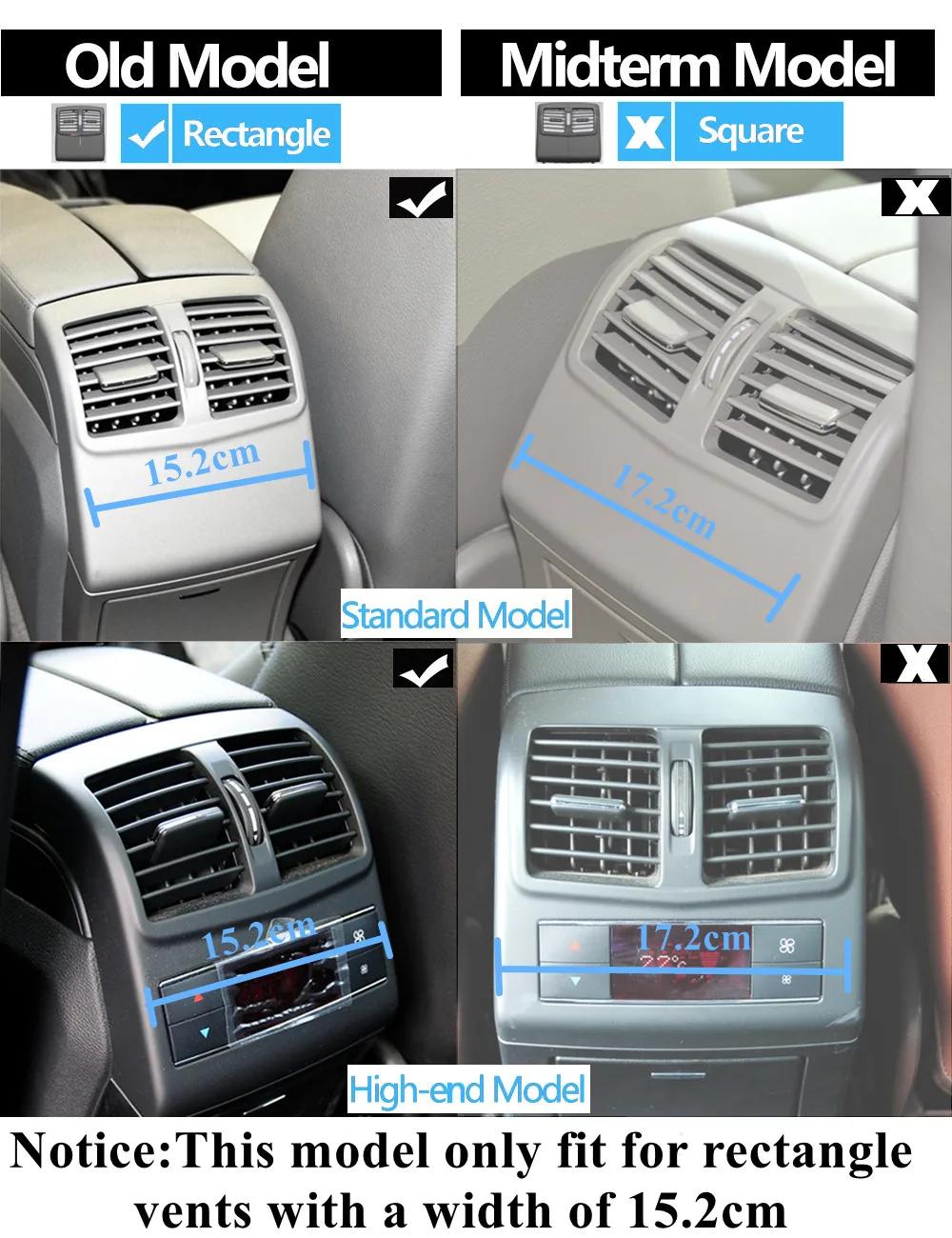 Rear Center Console Air Conditioning Ventilation Grille AC Outlet Frame ...