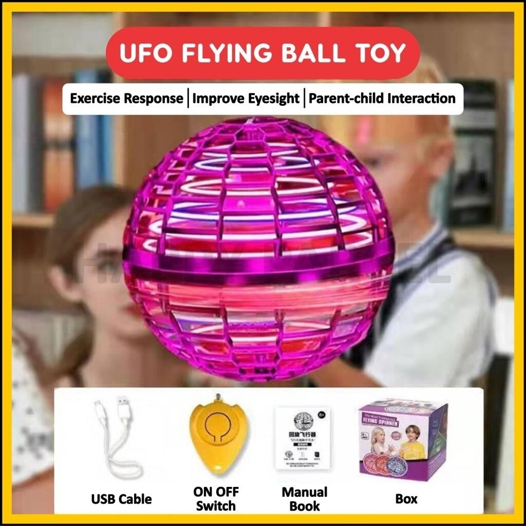 Flynova pro flying ball 360 ° rotating flying orb toys spinner ...