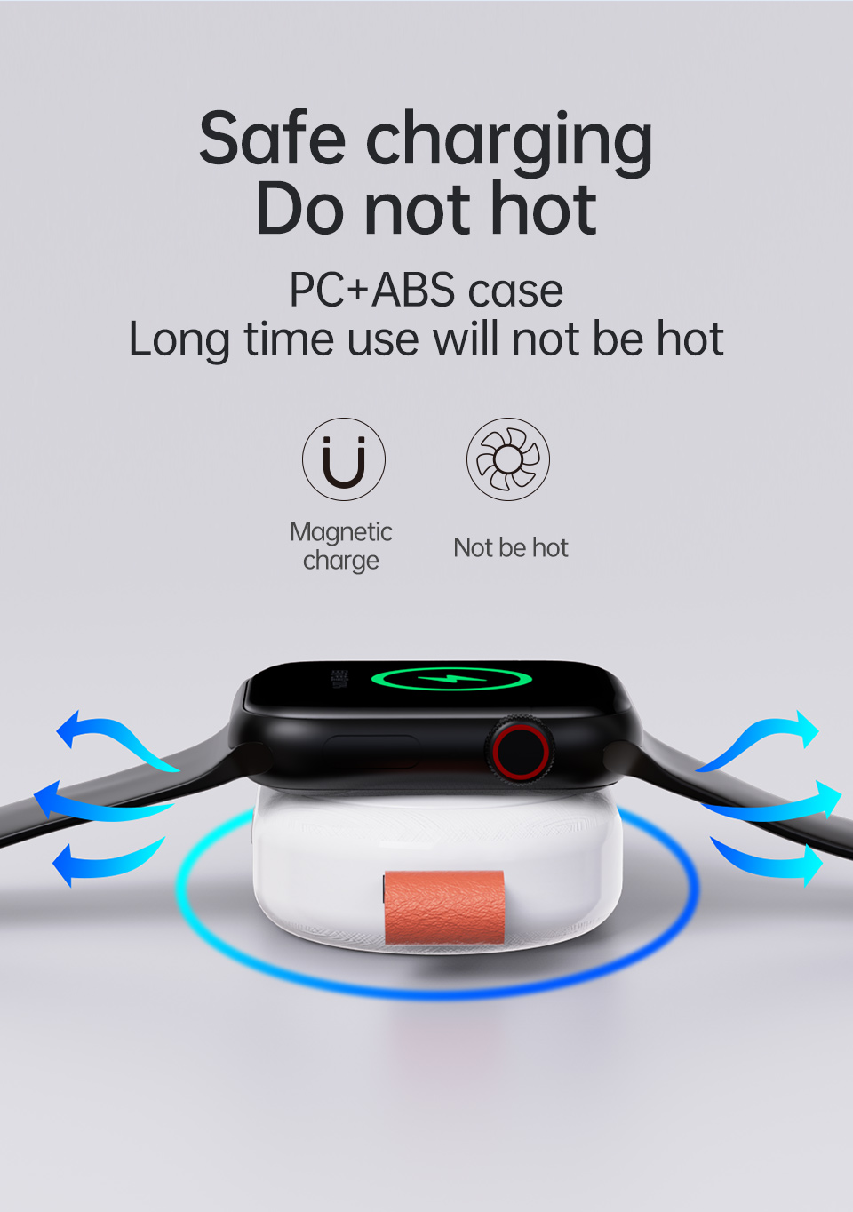 PZOZ Mini Power Bank For Apple Watch Ultra2 10 9 8 7 SE 6 5 4 3 2 ...