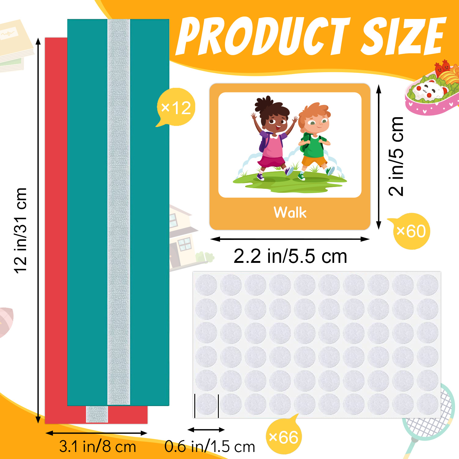 Visual Schedule for Kids Toddlers, Routine Chore Chart Magnetic Cards ...