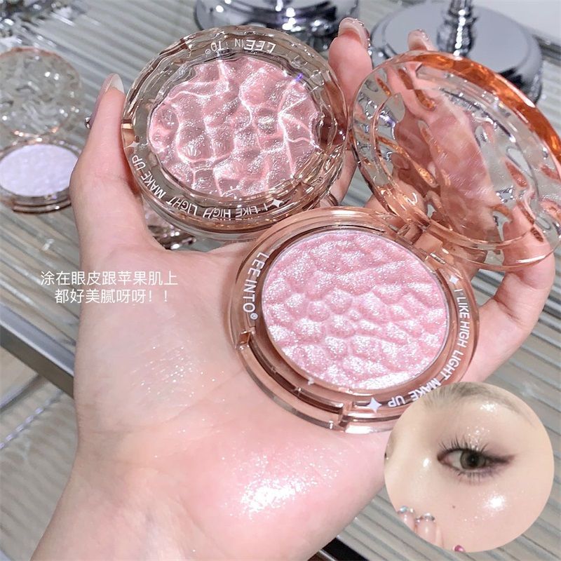 LEE INTO Crystal Highlighter Makeup Powder Wave Light High Gloss Powder ...