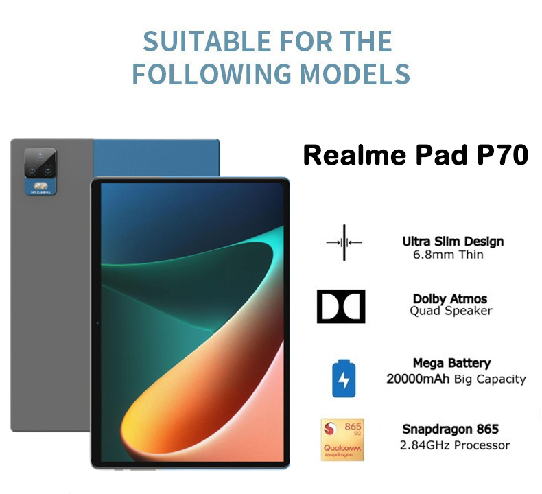 For Realme Pad Tablet P70 12.0 inch 2025 High Quality PU Leather P70 ...