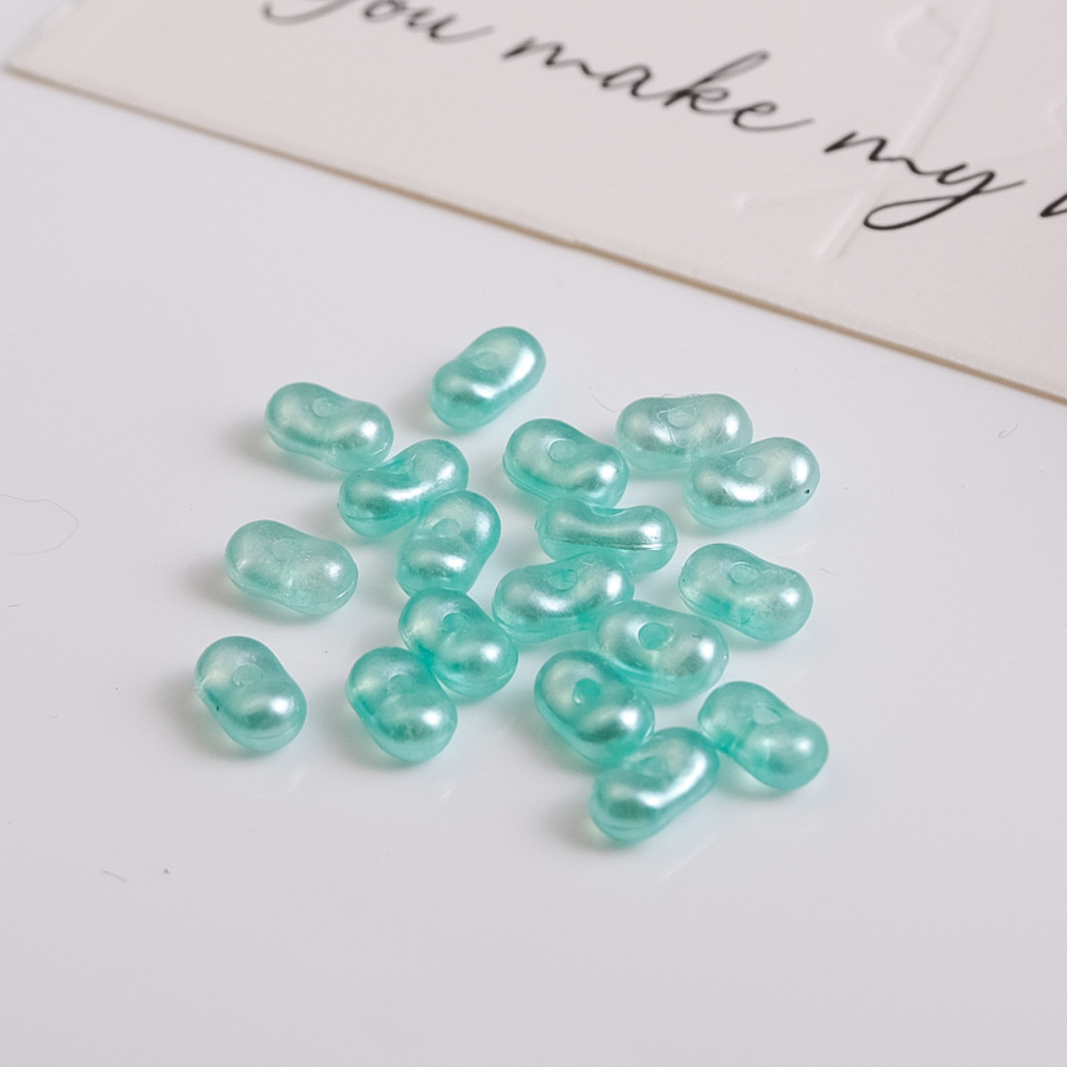 500pcs DIY Beads 3*6mm Acrylic Beads DIY Accessories Peanut beads ...