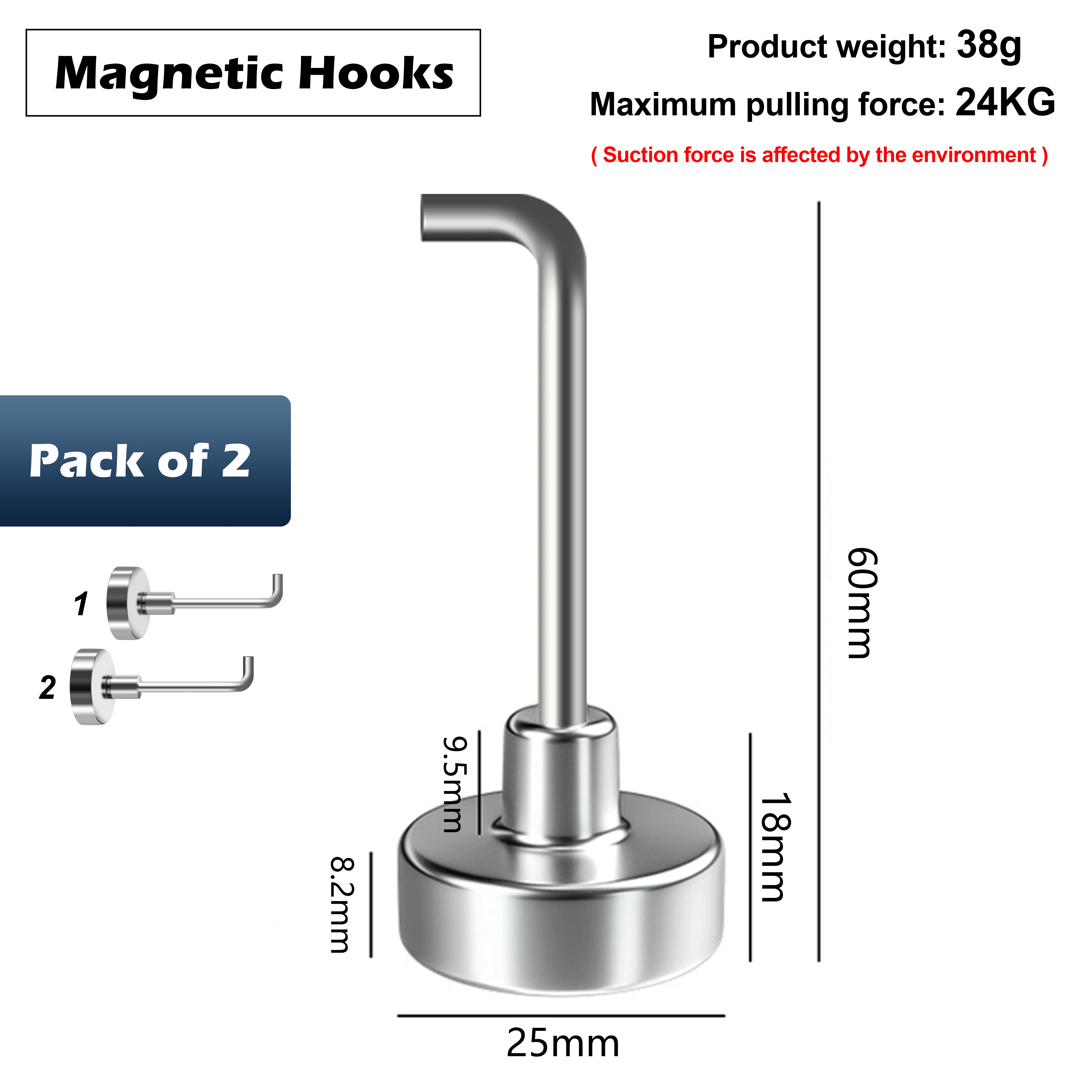 NEOUZA Magnetic Hooks for Coffee Maker, Espresso Machine Accessories ...