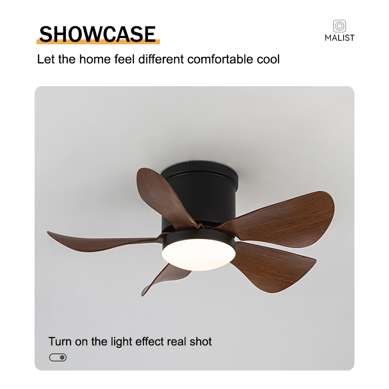 26 Inch Ceiling Fan With Light Fan With Remote Control 6 Speeds ...