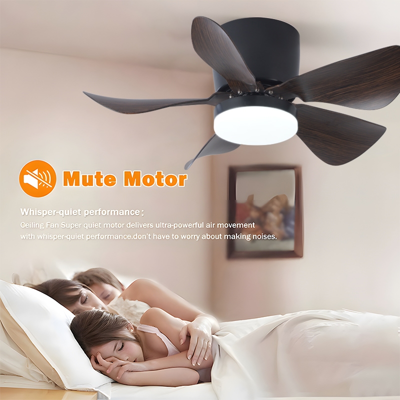 26 Inch Ceiling Fan With Light Fan With Remote Control 6 Speeds ...
