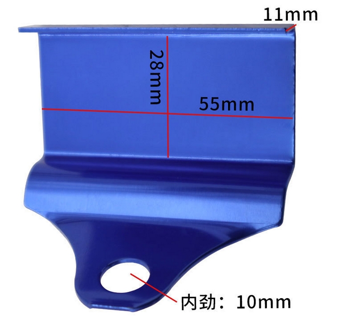 Universal Motorcycle Meter Bracket CNC Aluminum Square Water ...