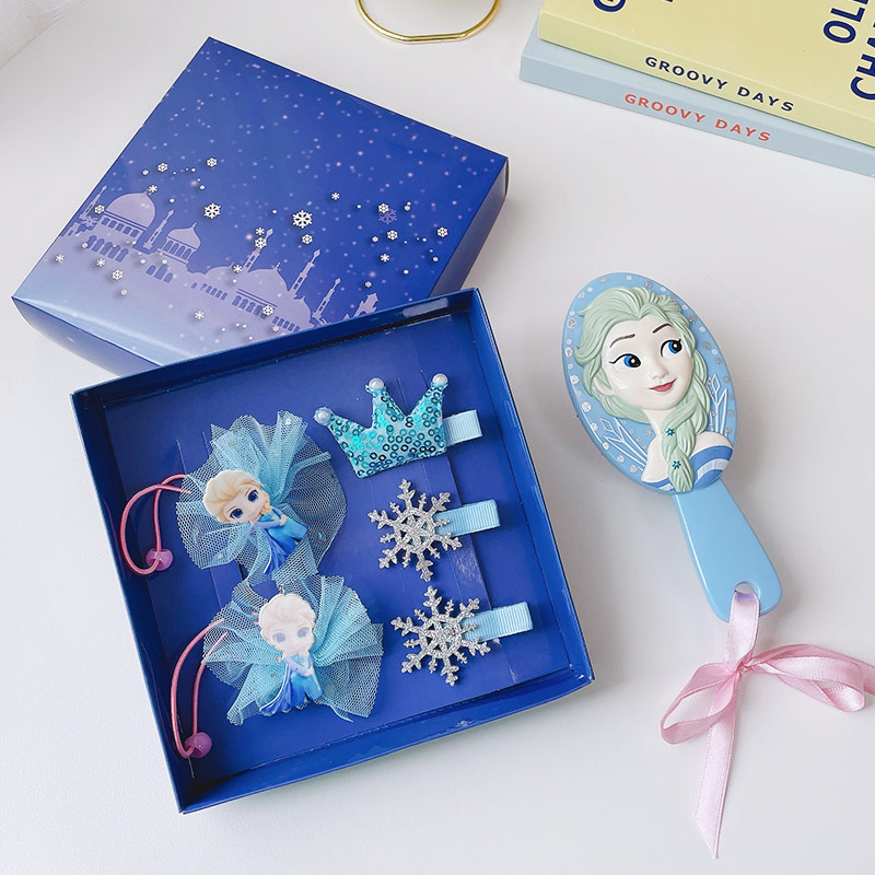 Frozen Hair Accessories Set for Kids Girl Princess Elsa Comb Set for ...