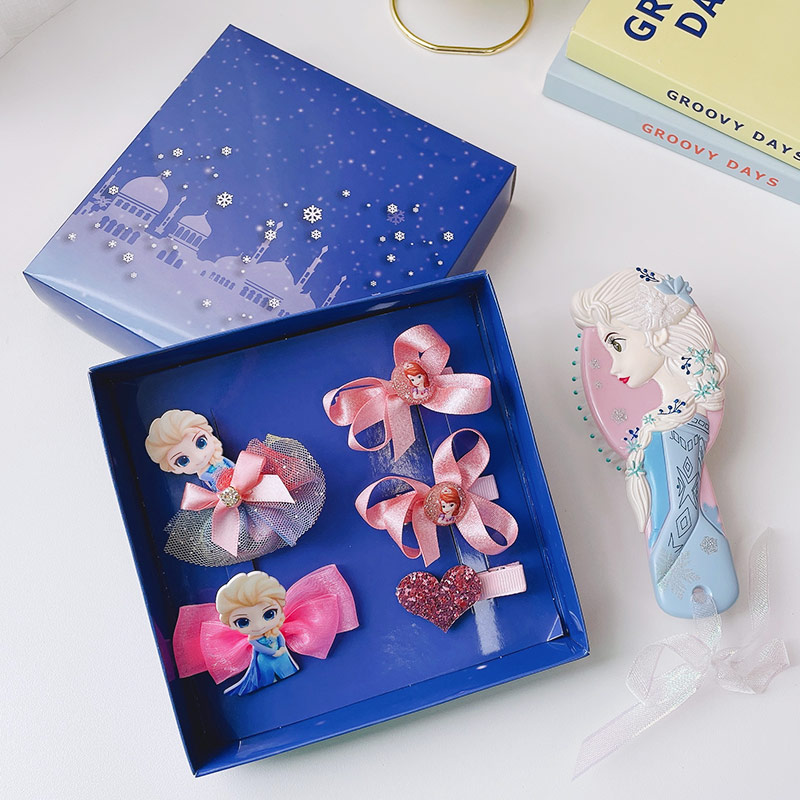 Frozen Hair Accessories Set for Kids Girl Princess Elsa Comb Set for ...
