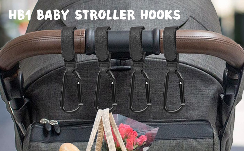 Booms Fishing HB1 Aluminum Alloy Multi-Use Stroller Hook Outdoor ...