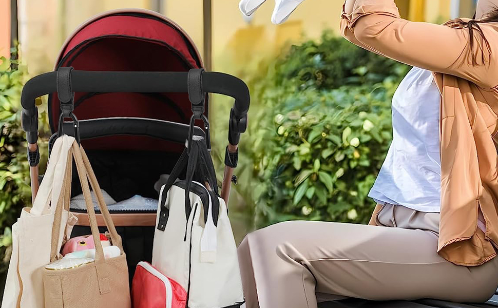 Booms Fishing HB1 Aluminum Alloy Multi-Use Stroller Hook Outdoor ...