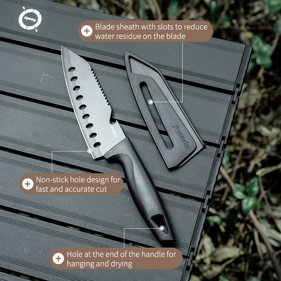 Awada Outdoor Cutting Set Black Tactical Camping Multifunctional ...