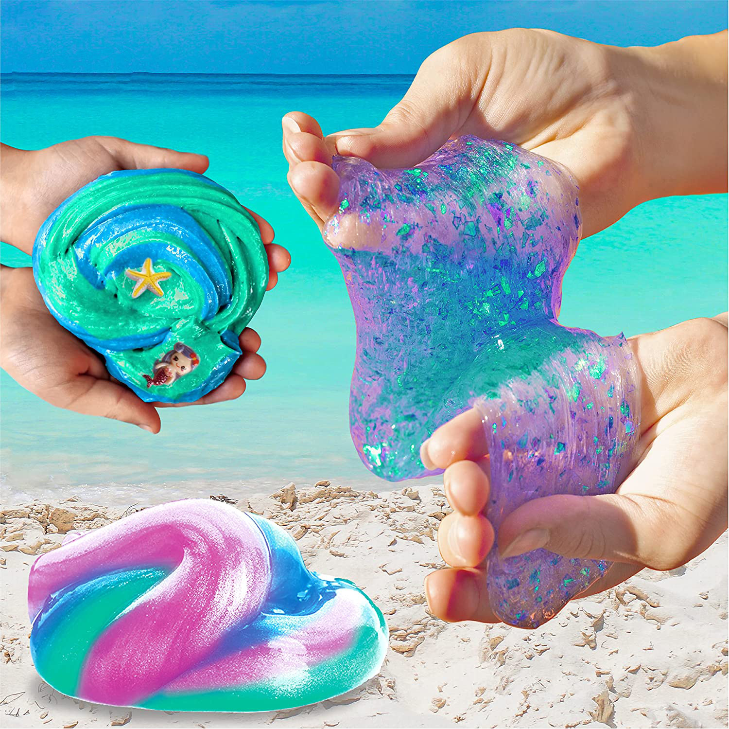 DIY Ice Cream Slime Kit for Girls, Amazing Ice Cream Slime Making Kit ...