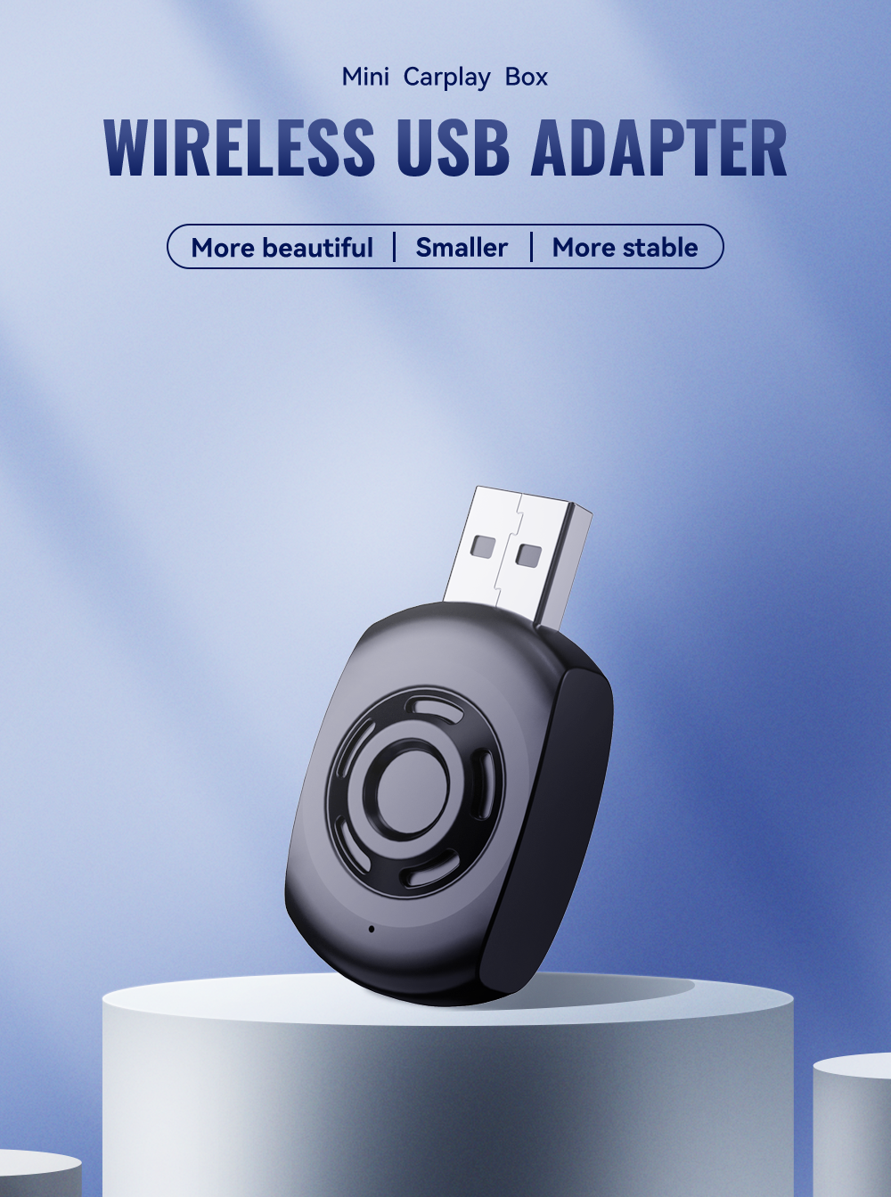 XUDA Produa Alza 2022-2024 Mini Wired to Wireless 2 in 1 AI Box Carplay ...