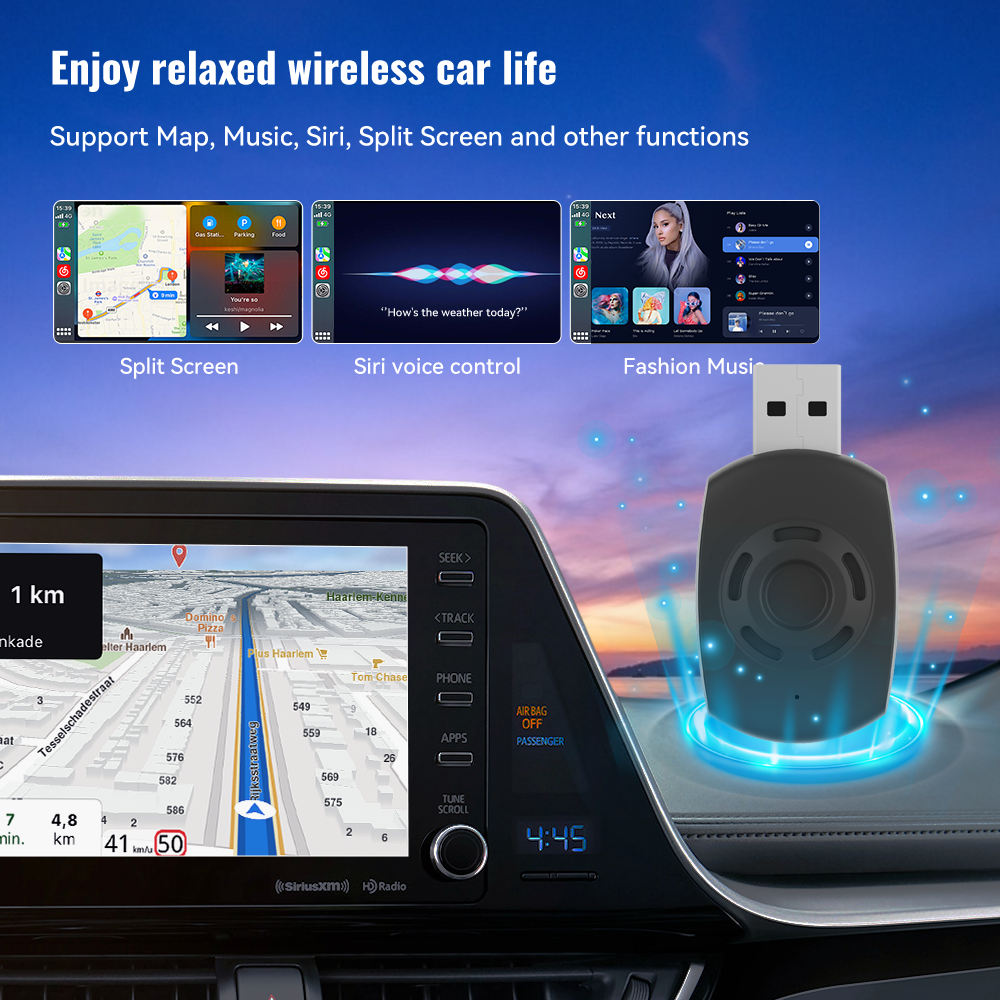 XUDA NEW Produa Alza 2022-2024 Mini Wired to Wireless 2 in 1 AI Box ...