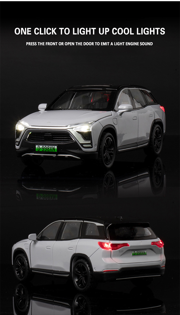 KLT 1:32 NIO ES8 SUV Metal Alloy Toys Car Model Diecast Vehicle For ...