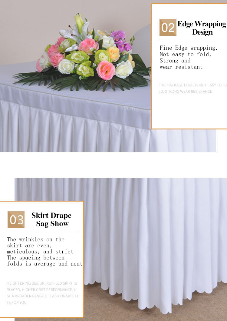 Table Cloth Table Skirting Rectangular Conference Tablecloth Hotel ...