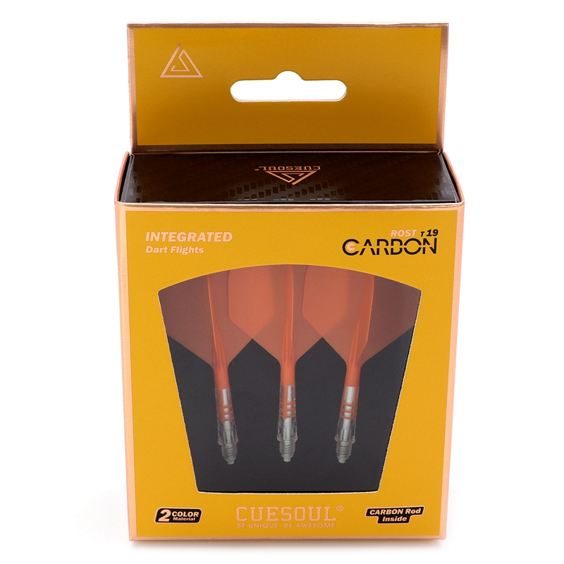 CUESOUL ROST T19 Carbon Integrated Dart Shaft and Flight ,Big Standard ...